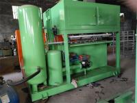 China 1000pcs/h Semi Auto Egg Tray Manufacturing Unit / Waste Paper Pulp Molding Machine for sale