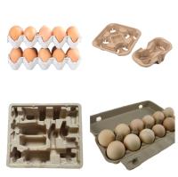 China PLC Controlled Paper Egg Tray  Machine Egg Carton Production Line 1500 pcs/h Egg Trays Apple Trays from Recycled Waste Paper Material 45-65kw for sale