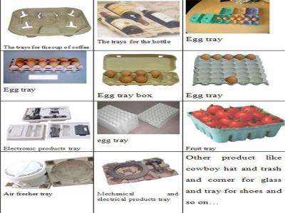 China Recycled Paper Egg Tray Molding Machine , Egg Tray Forming Machine for sale