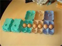 China 3 Molds Reciprocating Form Paper Egg Tray Machine With Dryer Stable Running for sale