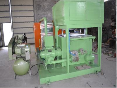 China 3 Molds Reciprocating Form Paper Egg Tray Machine With Dryer Stable Running for sale