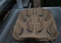 China 3 Molds Reciprocating Form Paper Egg Tray Machine With Dryer Stable Running for sale