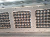 China Waste Paper Pulp Egg Tray Making Machine , Fruit Tray Making Machine Large Output 2500-3000pcs/h 4*4 molds PLC Controlled for sale