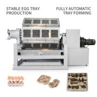 China Egg Tray Making Machine with 10,000pcs/h Output, Automatic Stacking System and Recycled Paper Input for Efficient Paper Pulp Tray Production for sale