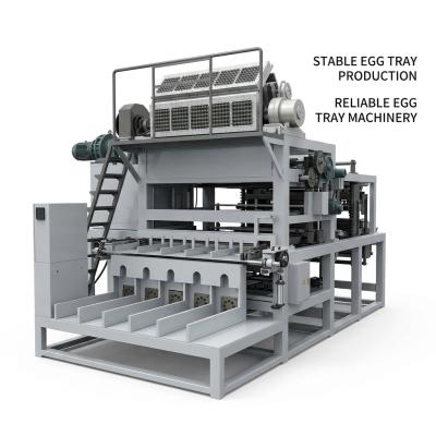 China High capacity Egg Tray Production Line with complete pulping forming drying and stacking systems producing 5000 paper trays per hour for sale
