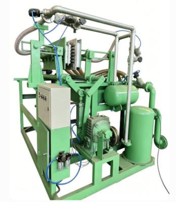 China Paper Egg Tray Making Machine 1x3 Semi Automatic Mold Pulp Device Designed for New Small Enterprises and Low Risk Startup 1*3 Molds 1000pcs/h Output Egg Tray Machine for sale