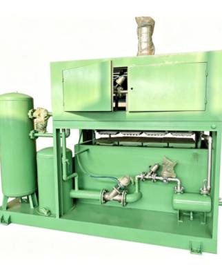 China Small 1300-1500pcs Per Hour Egg Tray Machine Egg Carton Machine For Making Egg Trays Egg Cartons Shoes Trays Nursery Trays Aluminum molds PLC Controlled for sale