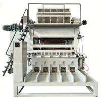 China Rotary 5000pcs/h Paper Egg Tray Production Line Machine With Complete Pulping Forming Drying And Automatic Stacking Systems For Paper Egg Tray Egg Carton Apple Trays making with 5*8 Forming Molds for sale