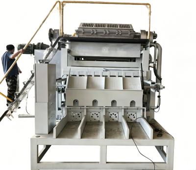 China WANYOU WY-R1 Rotary Egg Tray Forming Machine 2000-2500 pcs/h Recycled Paper Pulp Molding for Mexican Poultry Farm for sale
