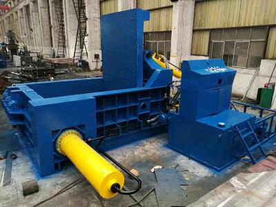 China PLC Copper Portable Scrap Metal Balers , Brass Hydraulic Metal Baler for sale