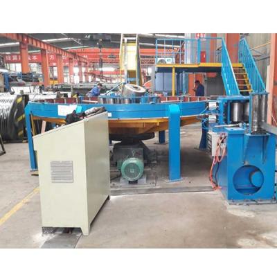 China 3.5M Horizontal Steel Strip Spiral Accumulator Tube Mill For Pipe Making for sale
