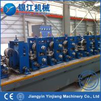 China Carbon Steel PLC Square Tube Manufacturing Machine 50hz Tube Mill Line for sale