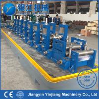 China Straight Seam HF Square Tube Roll Forming Machine , 120m/Min Tube Making Machine for sale