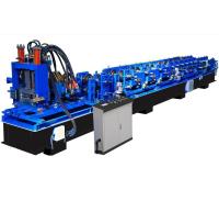 China Solar Photovoltaic Bracket C Channel Making Machine Strut Slotted for sale