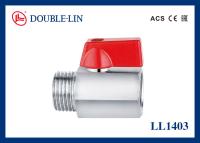China Chrome Plated Male X Female 25 Bar Brass Mini Ball Valve for sale