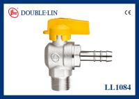 China Aluminium Handle Male X Hose Connector Brass Gas Valves for sale