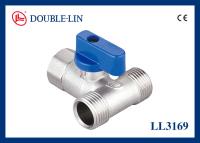 China Male X Female X Male 25 Bar 3 Way Ball Valve T Port for sale