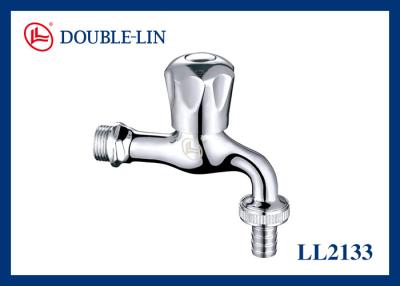 China Polished Chrome Plated ABS Handle Stopcock Tap for sale