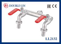 China Garden Flat Lever Handle Brass Stem Hose Bib Cock for sale