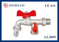 China Washing Machine Double O Ring Stem Brass Bibcocks for sale