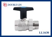 China Female X Male High Handle 1 Brass Ball Valve With Union for sale
