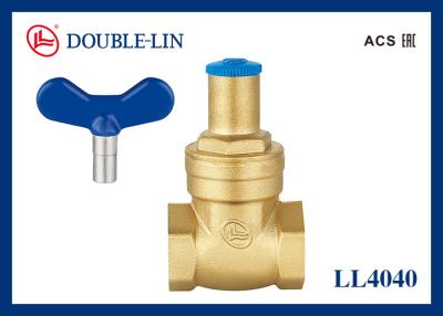 China Lockable Handle Brass Gate Valve 1/2