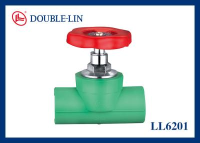 China Build-in Stop Valve with Steel Handle Female x Female 20 Bar Working Pressure -10℃ to 100℃ Working Temperature for sale