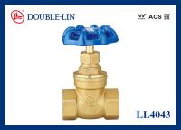 China ISO228 Thread Brass Gate Valve HPb 57-3 Cast Iron Handle For Industrial for sale