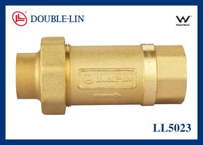 China Brass Dual Check Valve 3/4