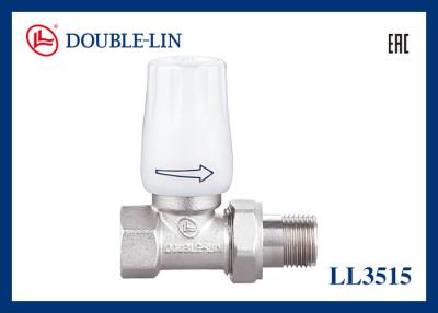 China Straight Radiator Valve 145 psi from 0 ℃ to 120℃ Working Temperature BS2779 Thread for sale