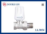 China 10 Bar Working Pressure 0℃ to 120℃ Working Temperature Straight Radiator Valve for sale