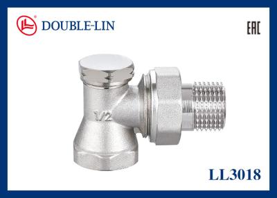China BS2779 Thread from 0℃ to 120℃ Working Temperature 10 Bar Angle Lockshield for sale