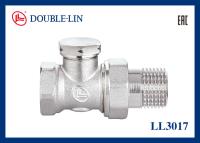 China DIN 259 Thread from 0℃ to 120℃ Working Tenperature10 Bar Straight Lockshield for sale