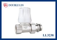 China Straight Type Manual Radiator Valve BS2779 Thread 32℉ to 248℉ Working Temperature for sale