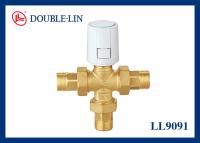 China Brass Motorised Three-Way Diverter Valve 3/4 Inch ISO228 Thread for sale