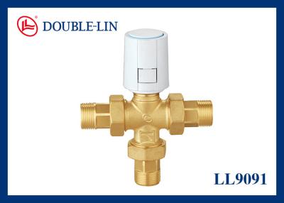China Brass Motorised Three-Way Diverter Valve 3/4 Inch ISO228 Thread for sale