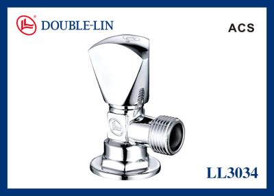 China Advanced Brass Angle Valves with 10bar Working Pressure and Polished Chromed-Plated Finish for Industrial for sale