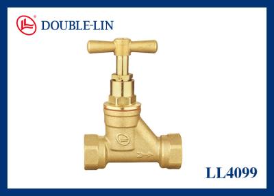 China Stopcock Tap Brass Valve Body High Precision CNC Machines Smooth Surface Good Sealing Performance No Leakages ISO228 Thread for sale
