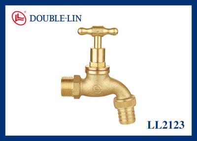 China Stopcock hose bibcock Sand-Cast Slow Open Brass Handle for Garden Water Distribution for sale