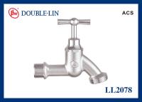China Sand Cast Chrome Plated Brass Handle Stopcock Tap for sale
