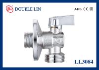 China 10 Bar Brass Angle Valves for Washing Machine/Chrome Plated with High-Density Brass Valve Body and Material for Industrial for sale