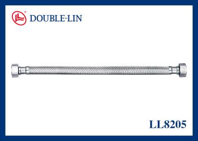 China 16 Bar Female X Female Stainless Steel Braided Hose with Brass Nut and EPDM Seal Rubber for sale