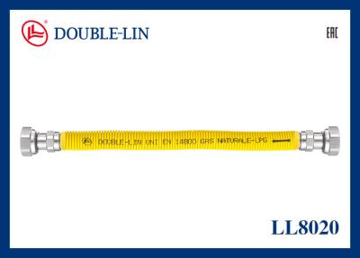 China Female x Female Stainless Steel Corrugated Hose for Gas System for sale