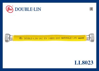 China Female x Female Stainless Steel Corrugated Hose for Gas System for sale
