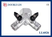 China Chrome Plated 16 Bar Y Double Garden Ball Valve for sale