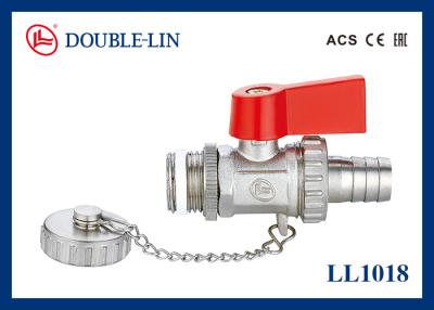 China Brass Drain Ball Valve 90 Degree On / Off Lever Operated for sale