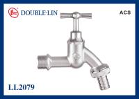 China Sand Cast Chrome Plated Brass Handle Stopcock Tap for sale