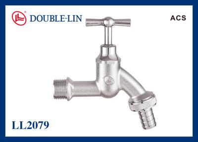 China Sand Cast Chrome Plated Brass Handle Stopcock Tap for sale