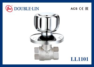 China Female X Female 25 Bar Built in Brass Ball Valve for sale