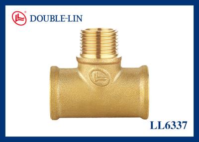 China Female X Female X Male Tee Brass Threaded Fittings for sale
